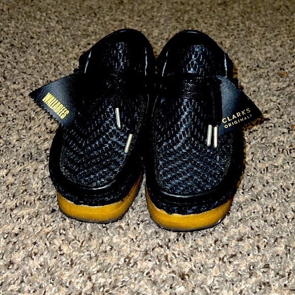 Clarks | Shoes | These Clark Wallabees Are Authentic Size 9 Blackwith A ...